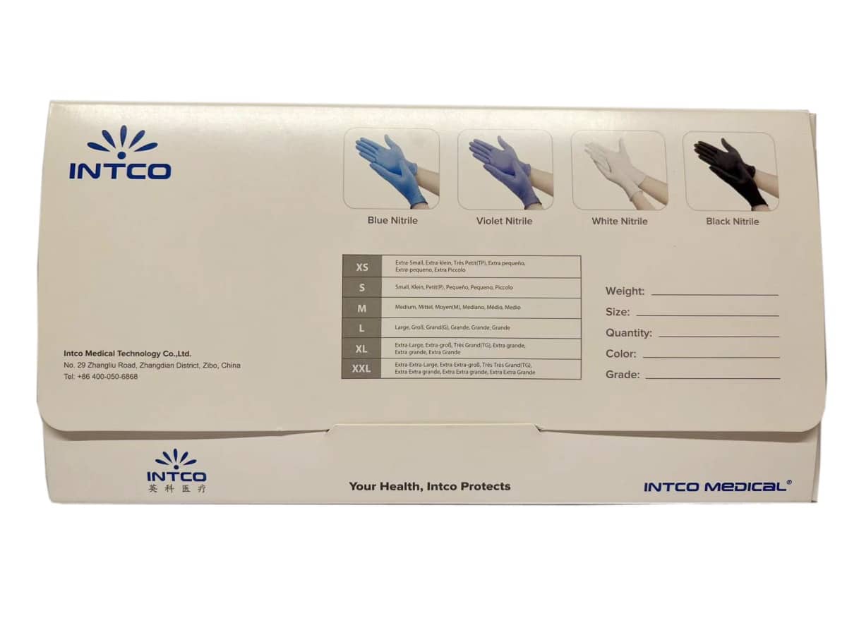 Intco Synguard Nitrile Exam Gloves 3 mil (Free Sample) - Seelingo.in ...