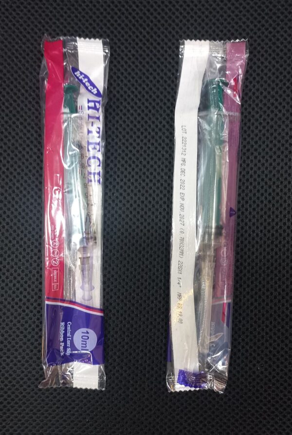 HI-TECH Single Use STERILE HYPODERMIC SYRINGES Without Needle ...