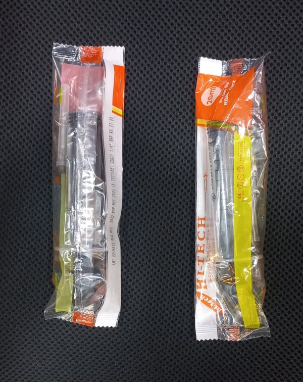 HI-TECH Single Use STERILE HYPODERMIC SYRINGES Without Needle ...