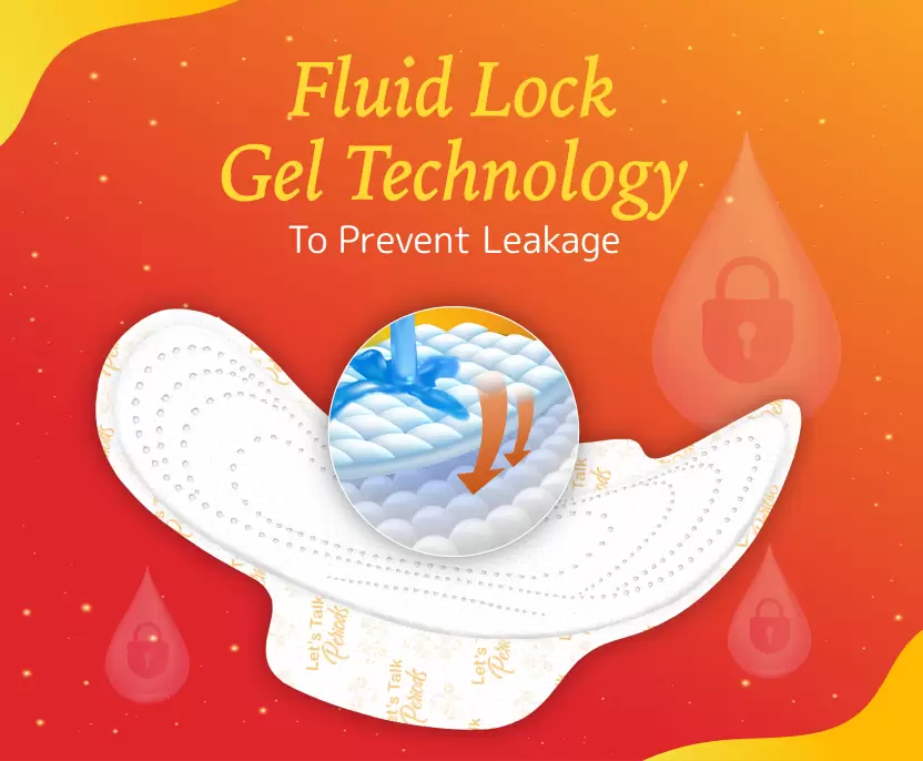 niine Dry Comfort Ultra Thin XL Sanitary Pads, Fluid Lock Gel ...