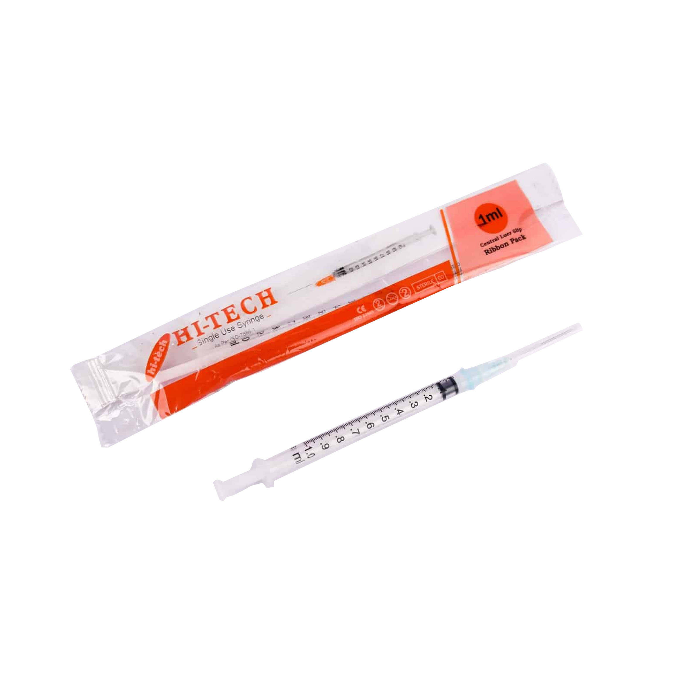 HI-TECH Single Use STERILE HYPODERMIC SYRINGES With Needle - Seelingo ...