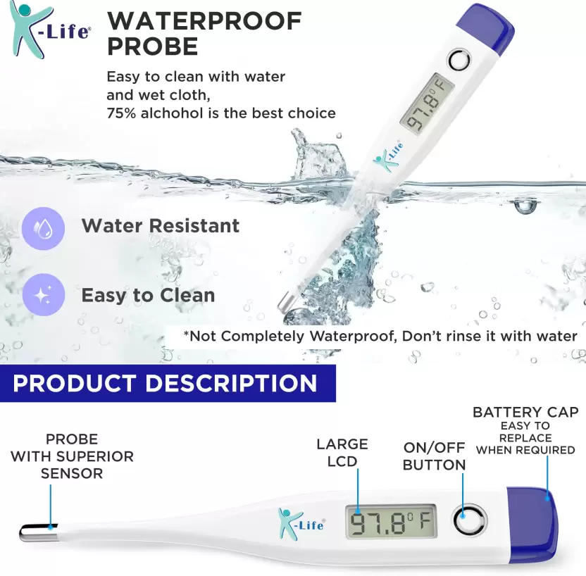 K-life DT-01 Digital Body Fever check Machine for Testing Kids Adults ...