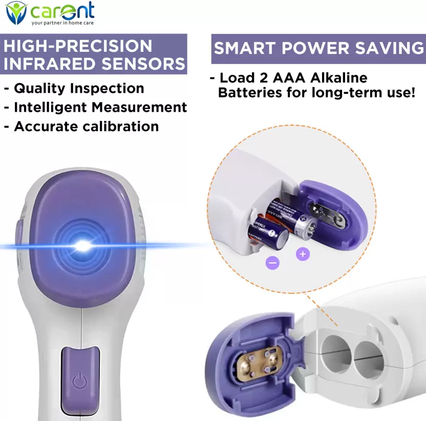 Carent HTD8813C infrared Non Contact Digital forehead Thermal Gun ...