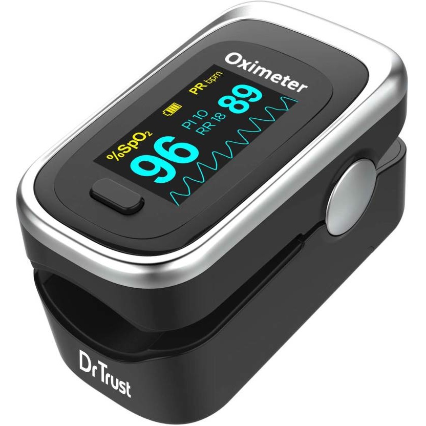 Dr. Trust NL 50D (USA) Finger tip Oxymeter Spo2 respiratory rate check ...