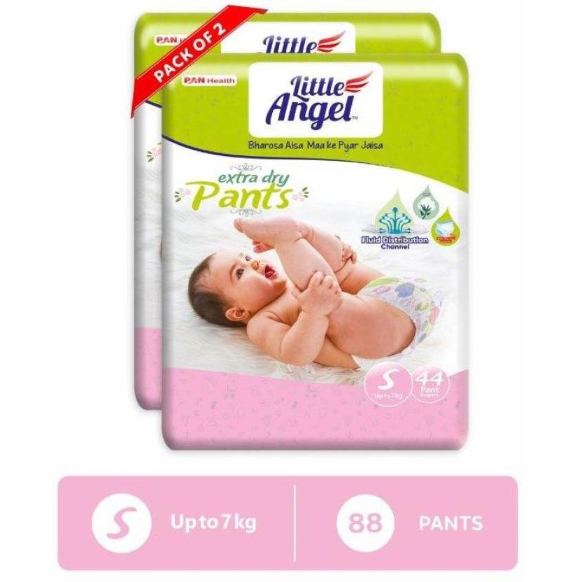 Little Angel Baby Diaper Pants (2 x 44 Pcs) - S (88 Pieces) - Seelingo ...