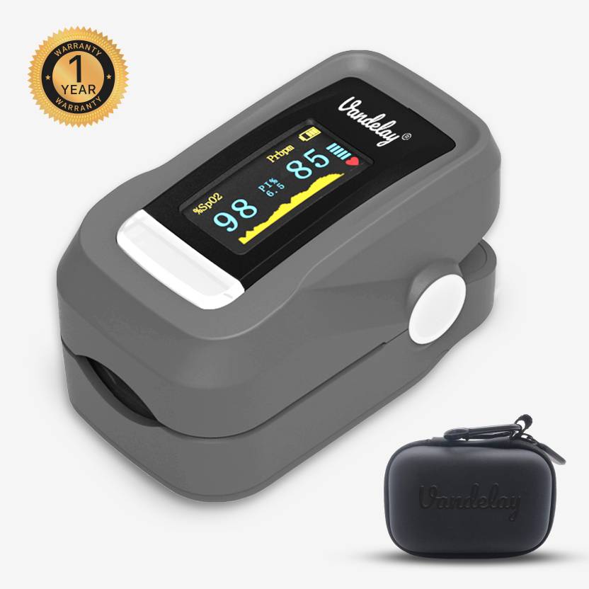 Vandelay SpO2 Pulse Oximeter Fingertip - Blood Oxygen Meter SpO2 ...