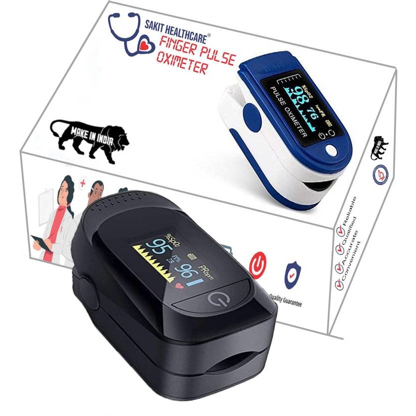 Sakit SILICON BLACK Pulse Oximeter (Black) - Seelingo.in: First Door-To ...