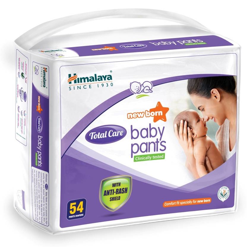 HIMALAYA Total Care Baby Pants New Born 54 Count - New Born (54 Pieces ...
