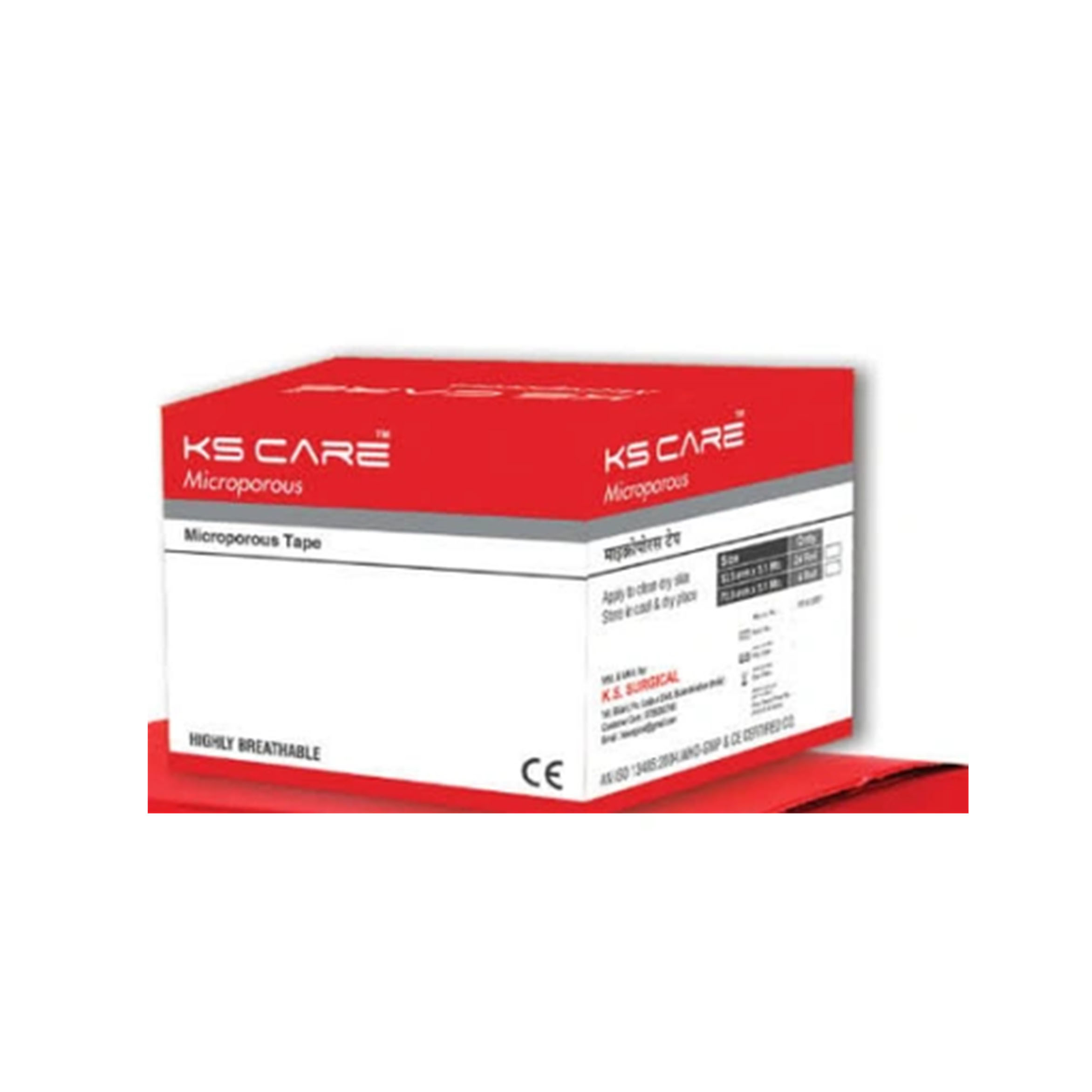 KS Care Microporous Surgical Tape - 25mm x 9meter Pack of 12 - Seelingo ...