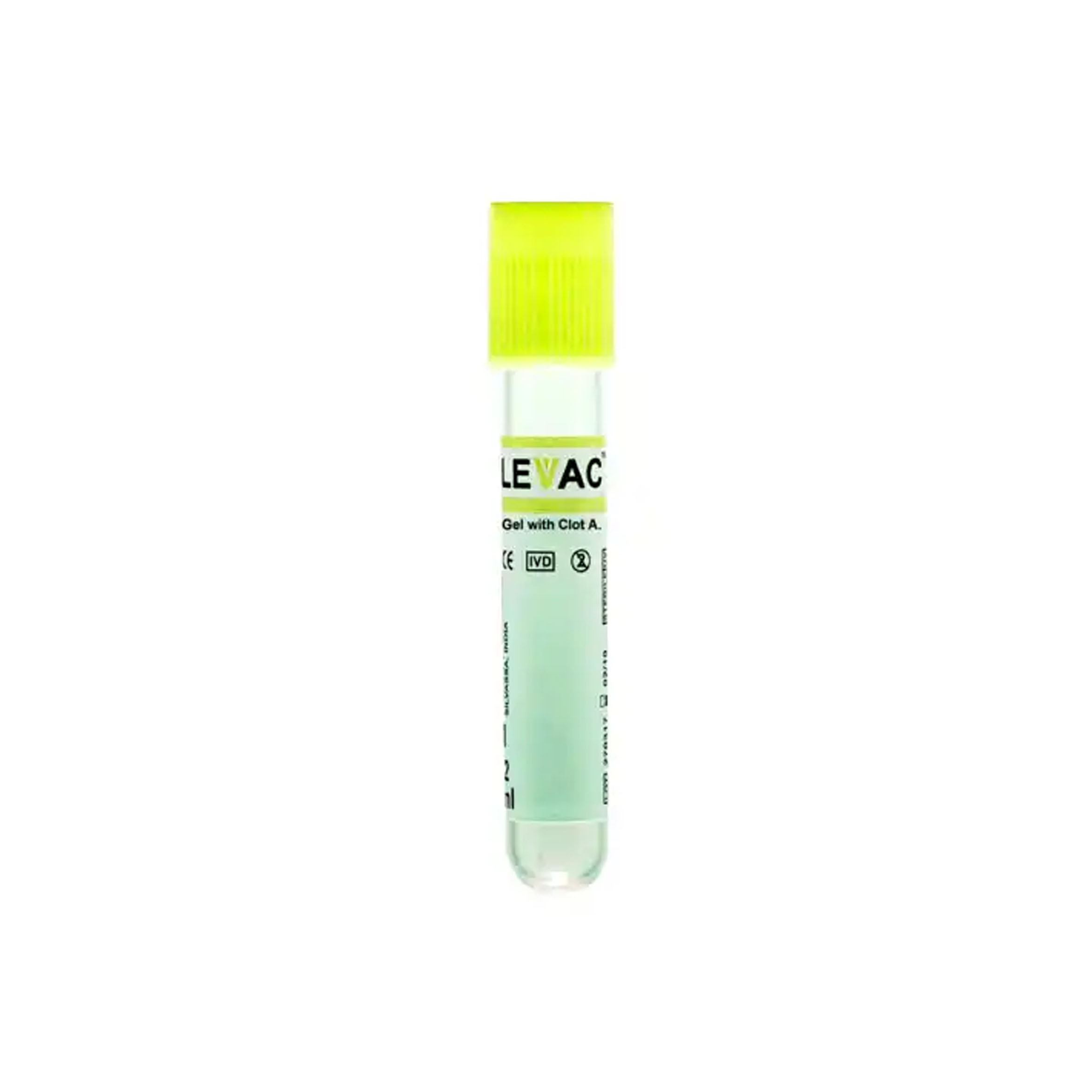 Levram Gel with Clot Activator Vacuum Blood Collection Tube - 5ml Pack ...