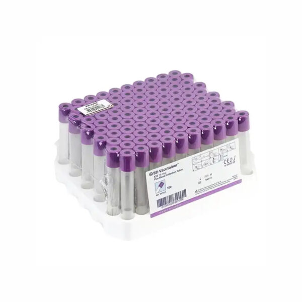 BD K2EDTA Vacutainer Blood Collection Tube - 10ml Pack of 100 (367525 ...