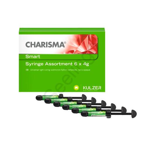 Kulzer Charisma Smart Syringe Composite Restorative Kit - 6 x 4g ...