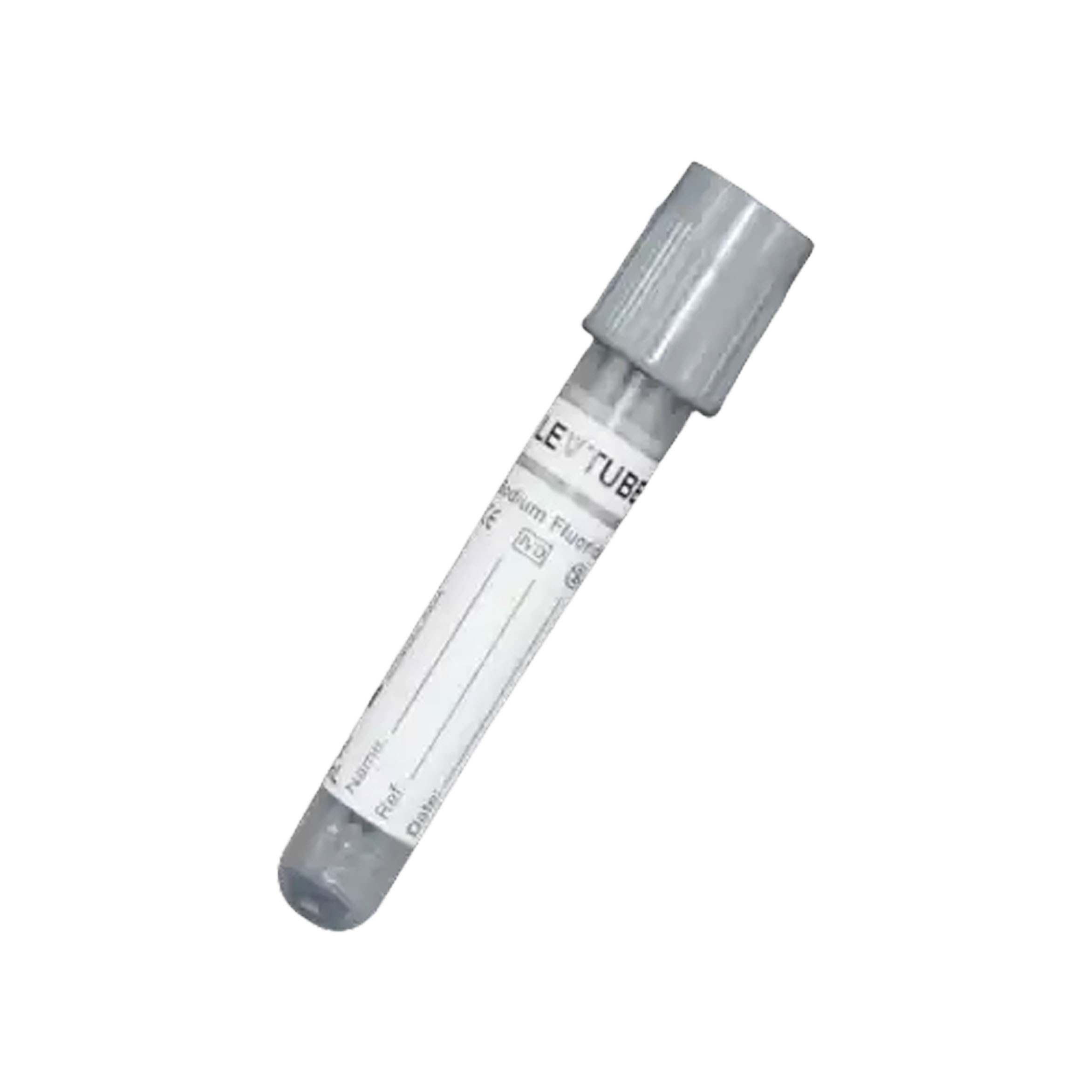 Levram Sodium Flouride Vaccum Blood Collection Tube - 2ml Pack of 100 ...