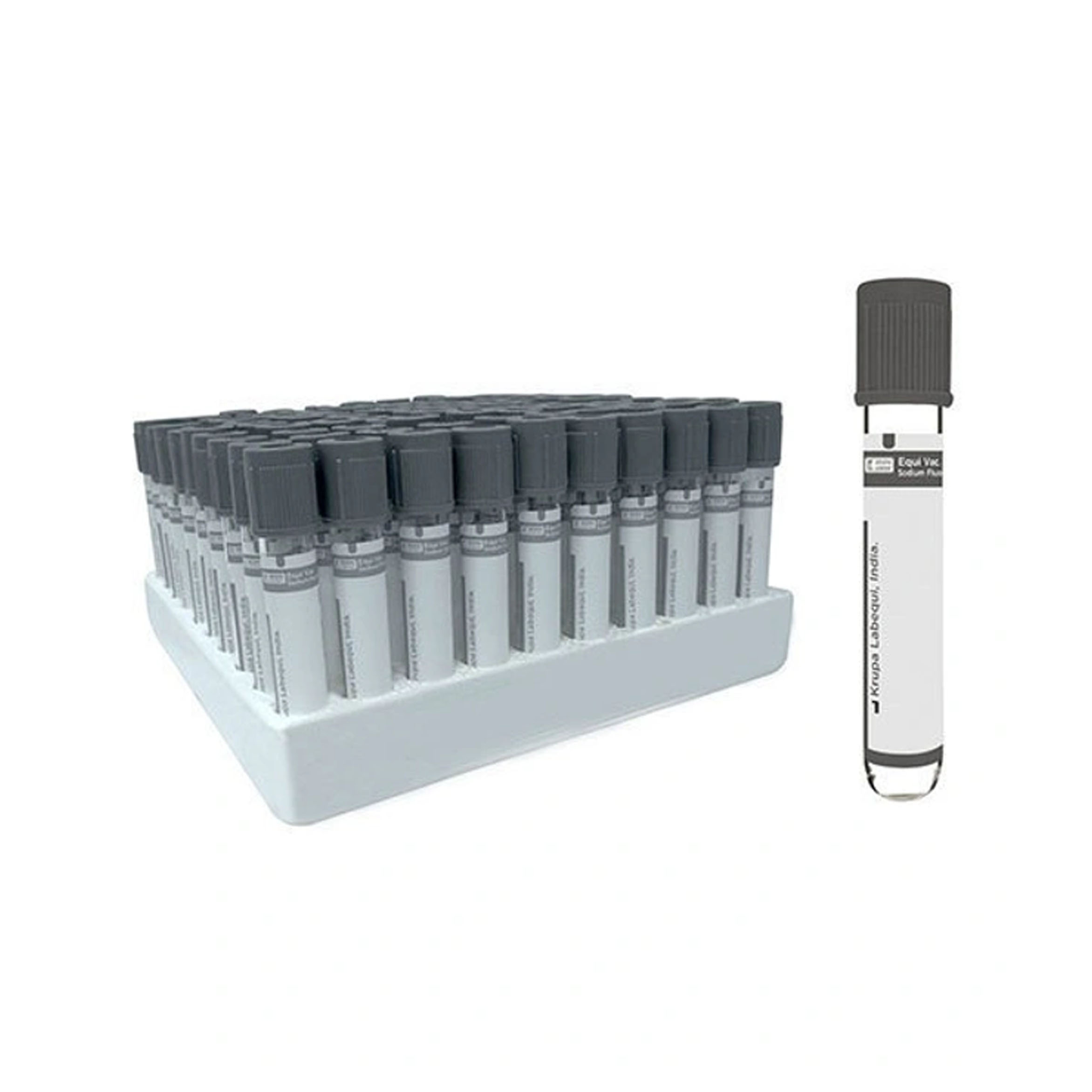 BRG Biomedicals Sodium Fluoride Vacutainer Blood Collection Tube - Pack ...